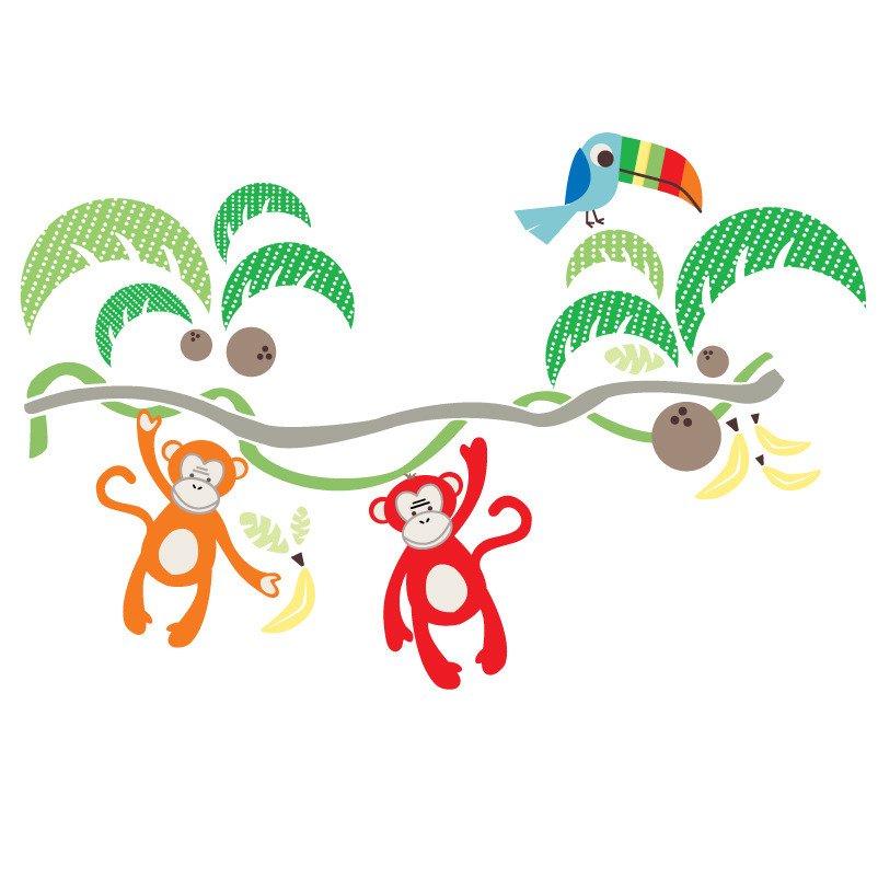 Jungle Canopy Wall Decal - Buy Online Or Call (03) 8774 2139