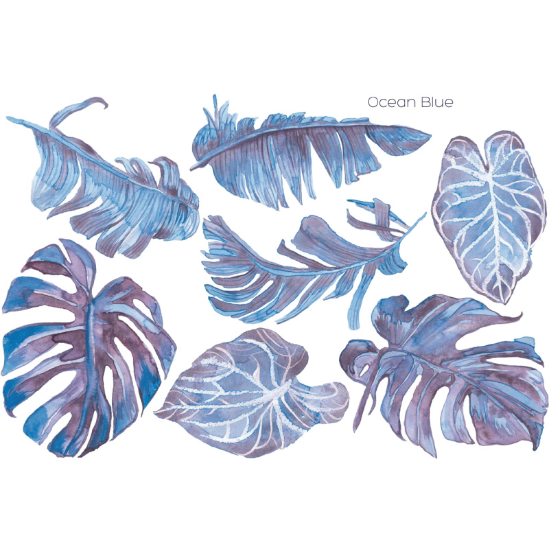 Tropical Leaves Decals - Buy Online - Call (03) 8774 2139
